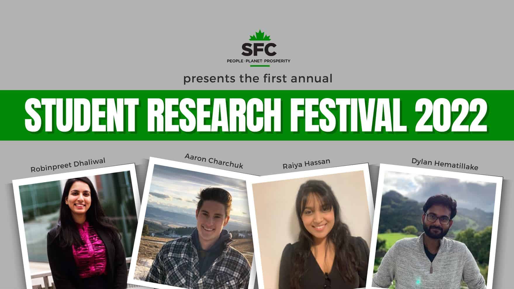 SFC Presents: First Annual Student Research Festival 2022 - Young ...